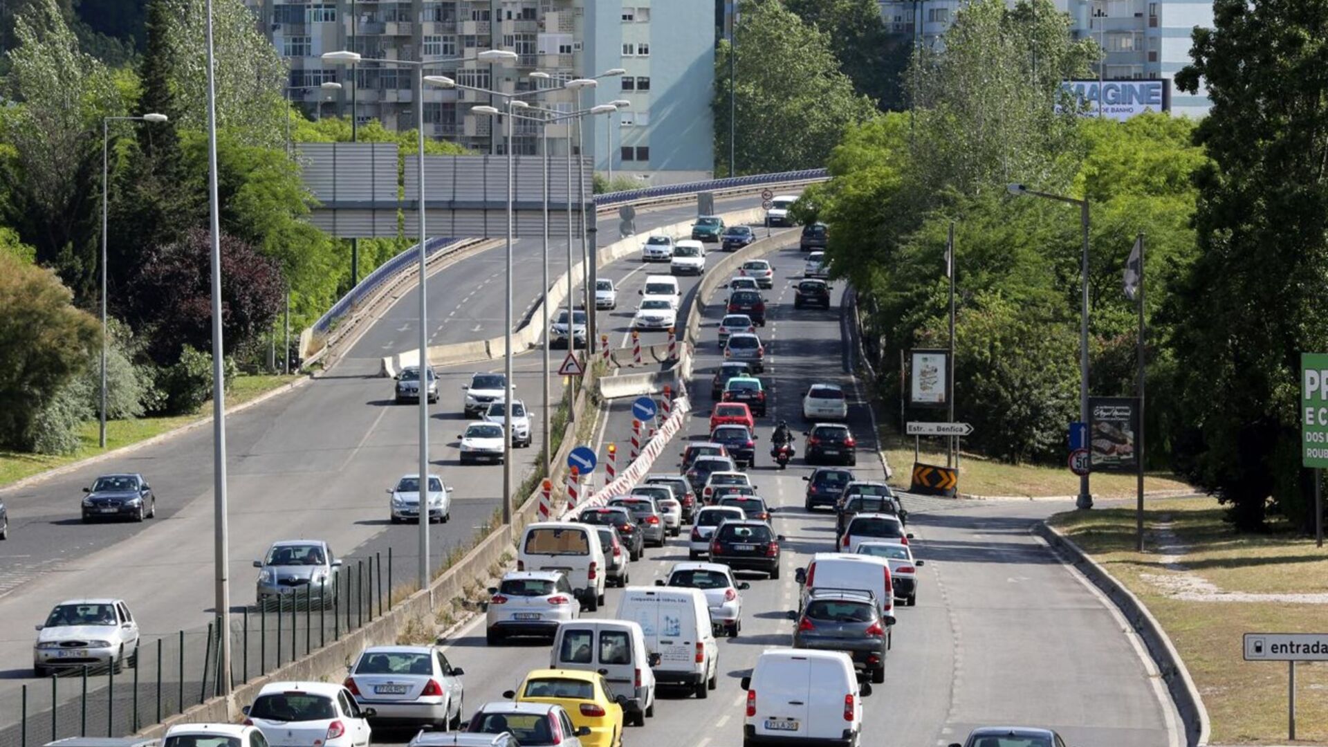 Trânsito cortado na Segunda Circular em Lisboa nos próximos dois fins ...