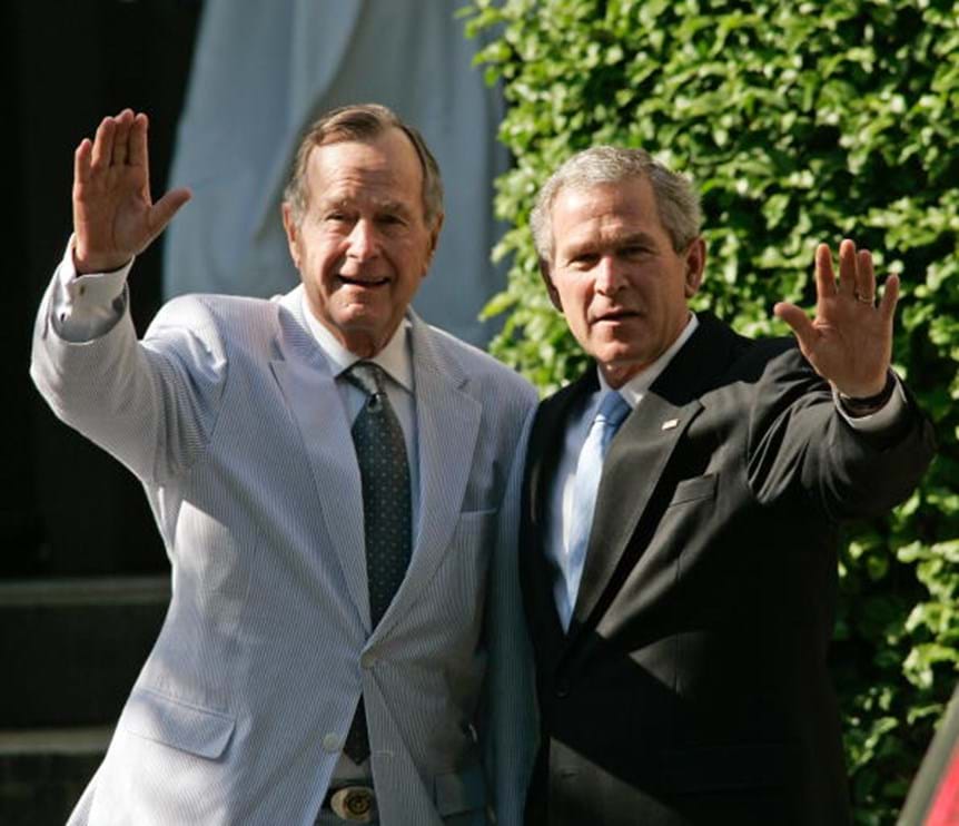 George W Bush Diz Que Pai Era Um Homem De Grande Carácter Mundo SÁbado