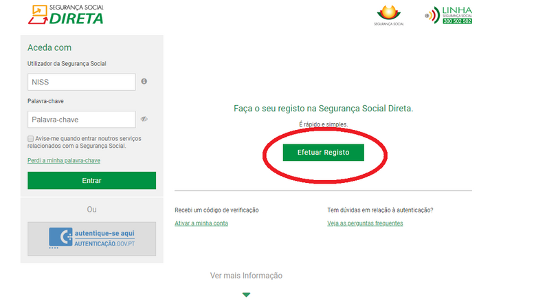 Recibos verdes: como criar a conta na Segurança Social Direta ...