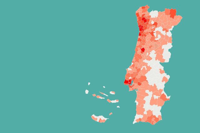 Lisboa a caminho dos 2 mil infetados. Veja o mapa com todos os ...