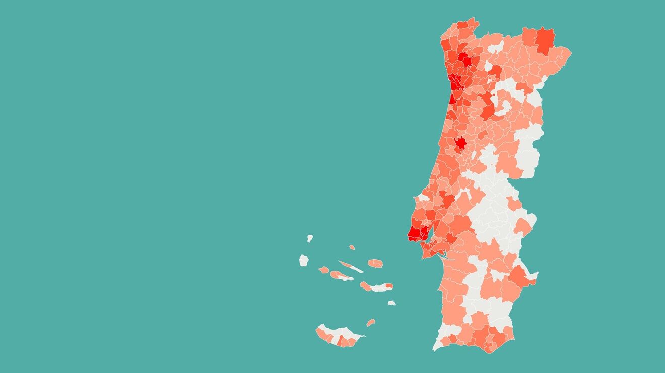 Alenquer ultrapassa fasquia dos 100 infetados. Veja o mapa com a ...