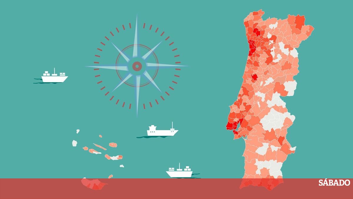 Mapa: Amadora com 1% da população infetada e Lisboa supera 4 mil casos ...
