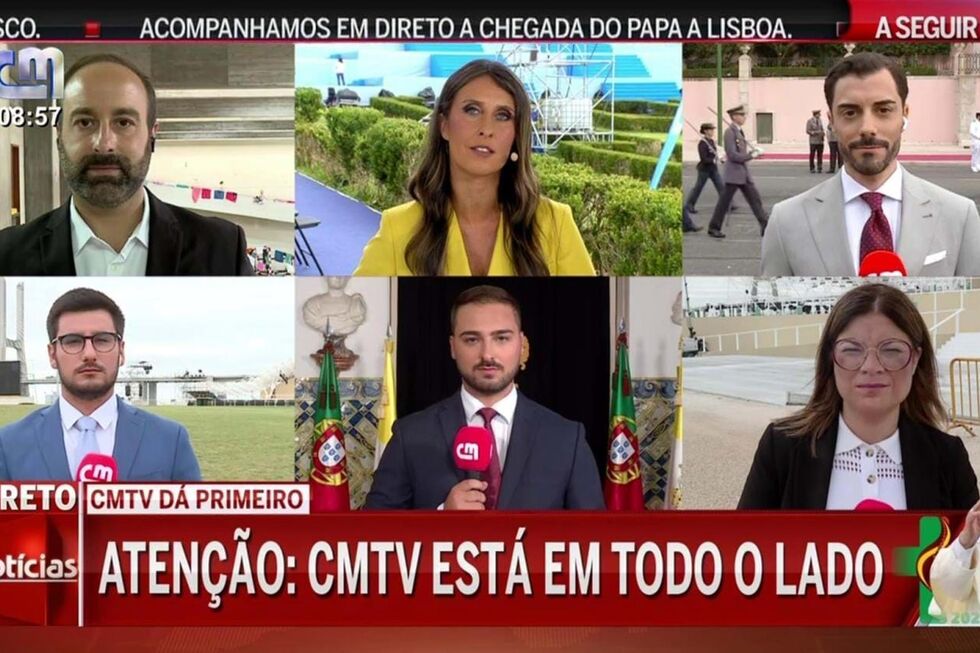 CMTV volta a crescer e lidera todos os dias da visita do Papa ...