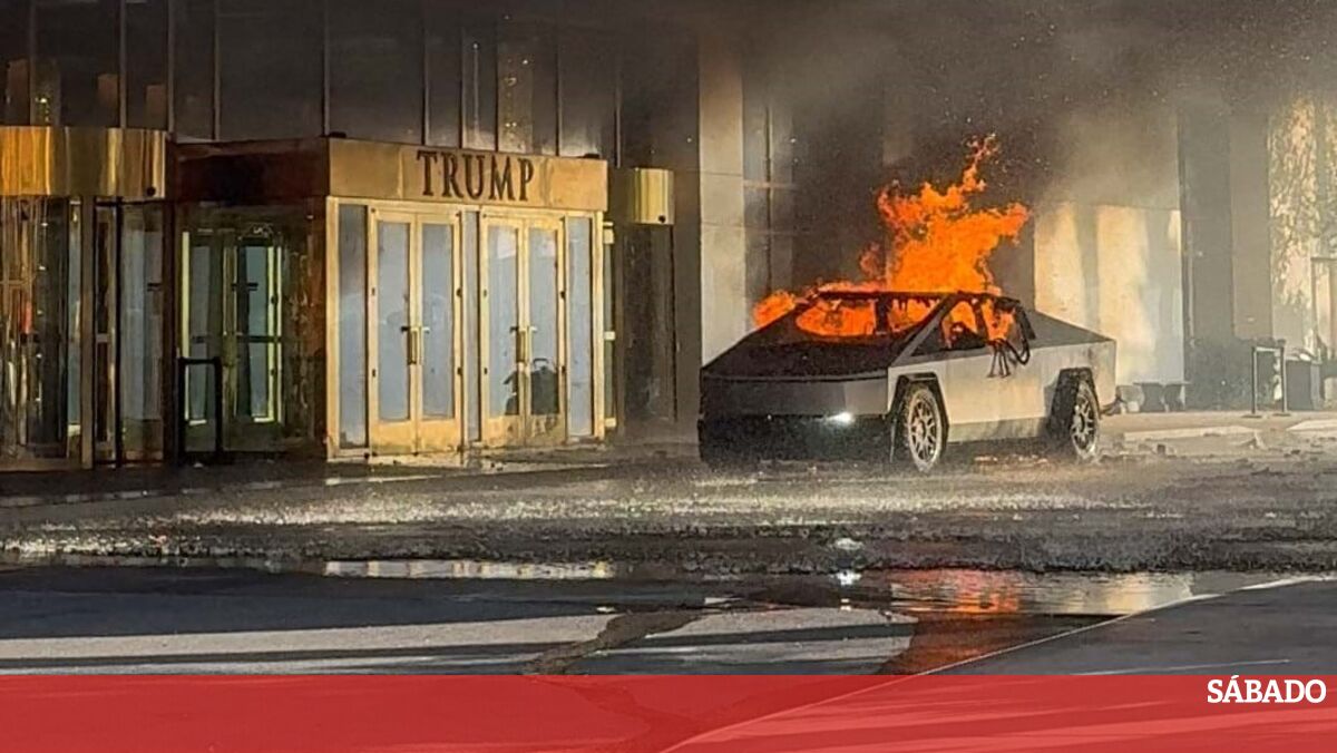 Imagens de videovigilância mostram momento em que Tesla explode em ...