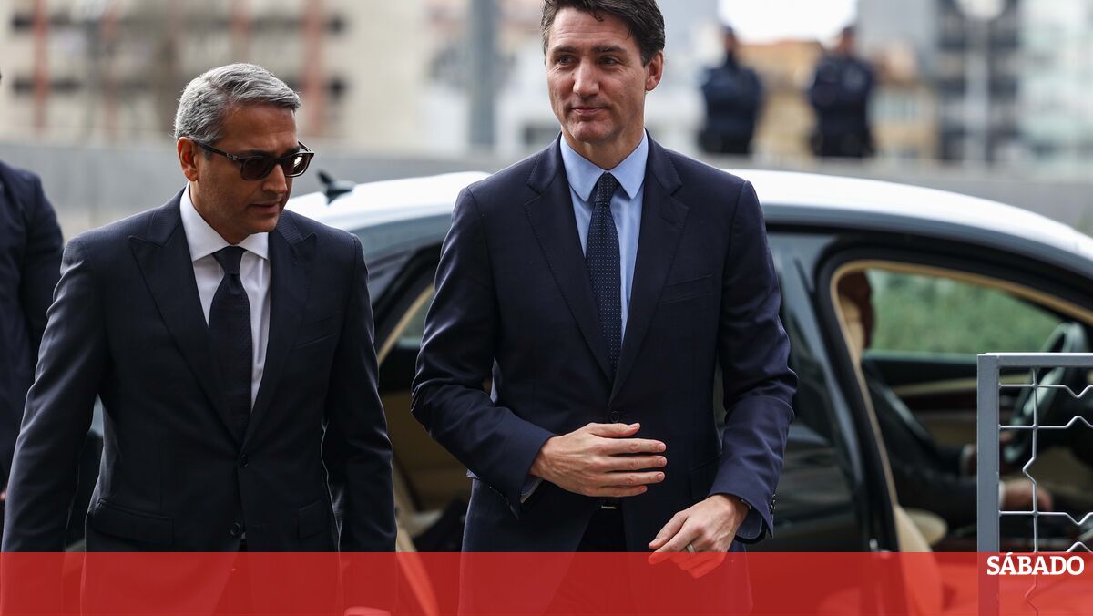 Justin Trudeau, Juan Carlos e Marcelo Rebelo de Sousa nas cerimónias ...
